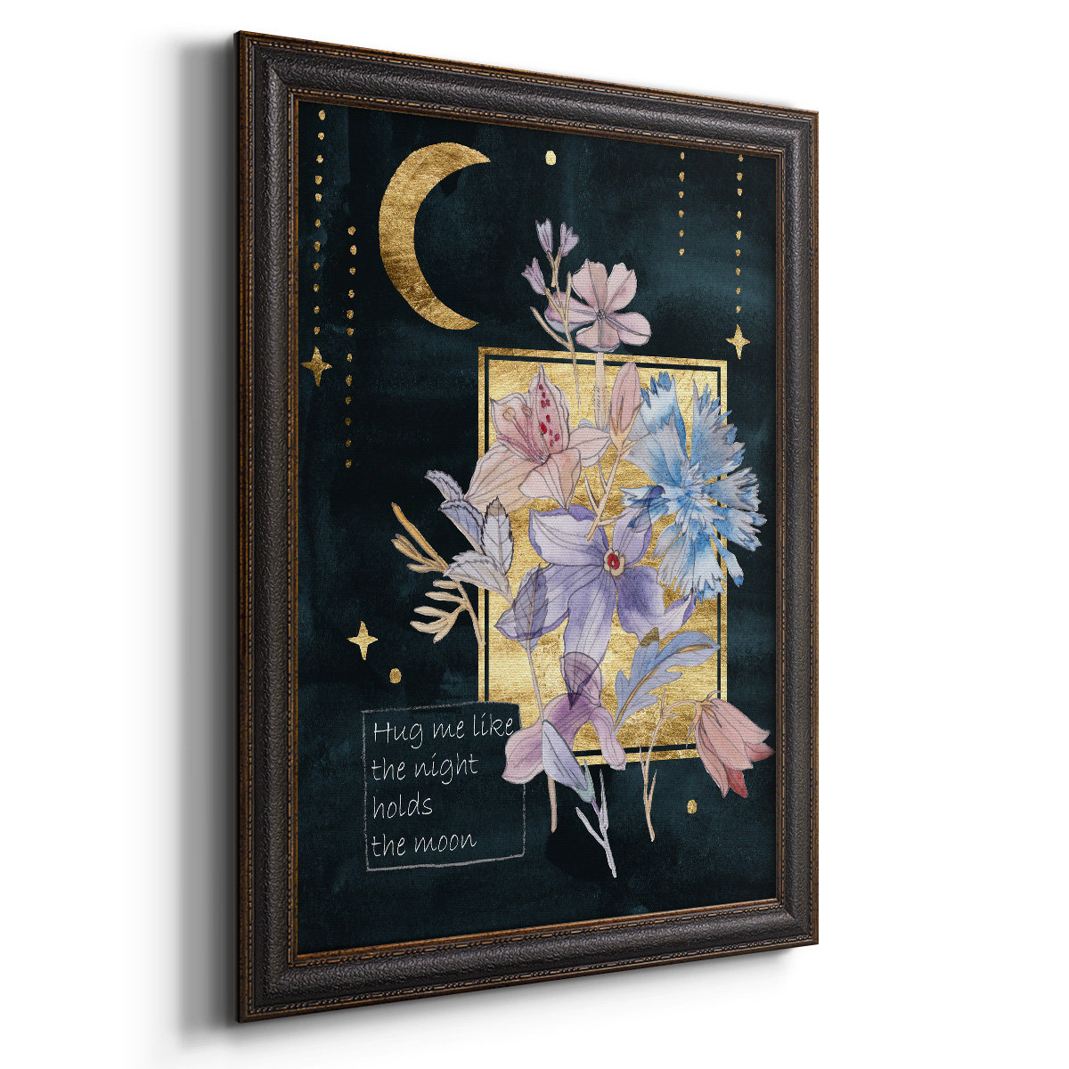 WexfordHome Moonlight Flowers III Moonlight Flowers III - Picture Frame ...