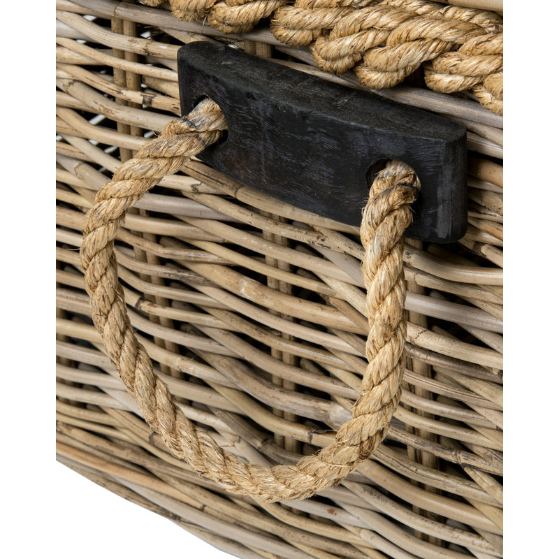 Sand & Stable Kent Wicker Trunk & Reviews | Wayfair