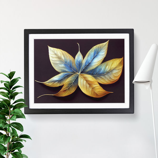 Marlow Home Co. XH1022-368X Admirable Leaf - Single Picture Frame ...