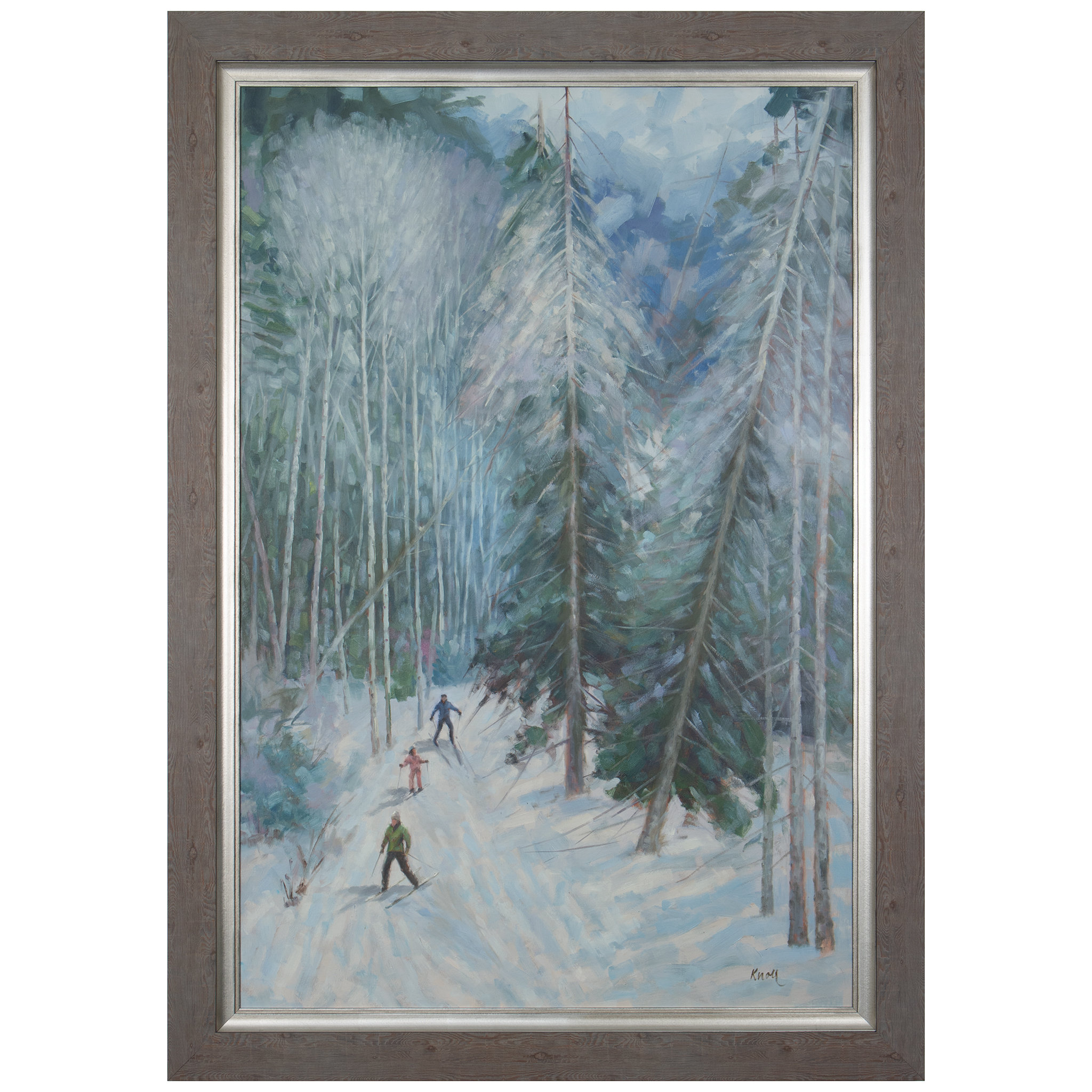 The Natural Light Knoll Forest Trail by Knoll - Picture Frame Painting ...