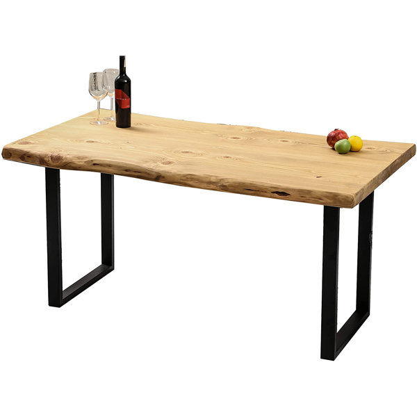 Gracie Oaks Ramona Spruce Solid Wood Dining Table | Wayfair.co.uk