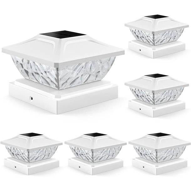 Classy Caps Battery Powered Integrated LED Fence Post Cap Light ...