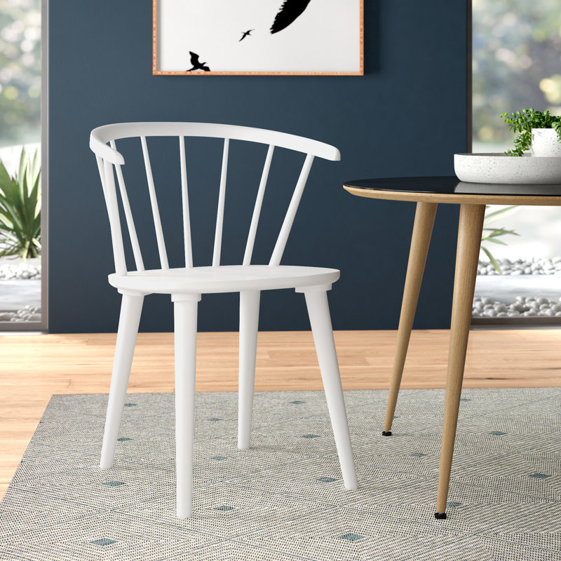 George Oliver Demi-Lee Solid Wood Windsor Back Side Chair & Reviews ...