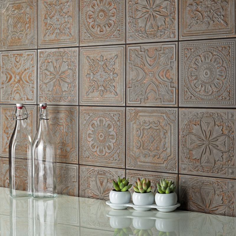 Merola Tile Fitz 8" x 8" Ceramic Patterned Wall Tile & Reviews | Wayfair