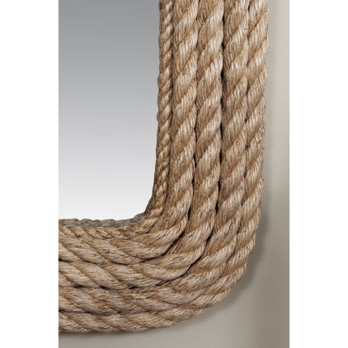Sand & Stable Bristol Rectangle Rope Wall Mirror & Reviews | Wayfair