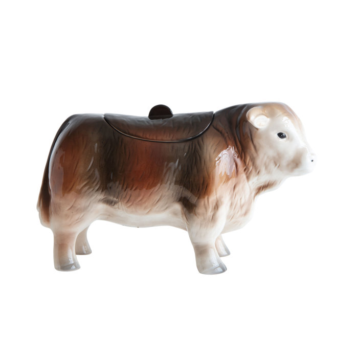 August Grove® Ceramic Cow Cookie Jar & Reviews | Wayfair