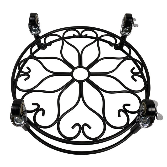 Red Barrel Studio® Banush Heavy Duty Metal Plant Caddy & Reviews | Wayfair