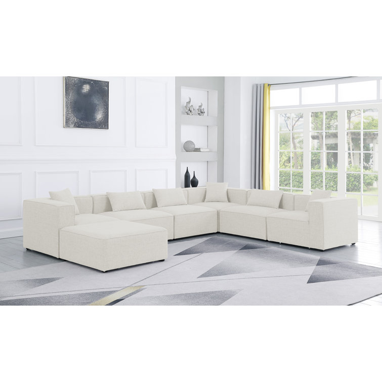 Latitude Run® Cube Upholstered Sectional | Wayfair