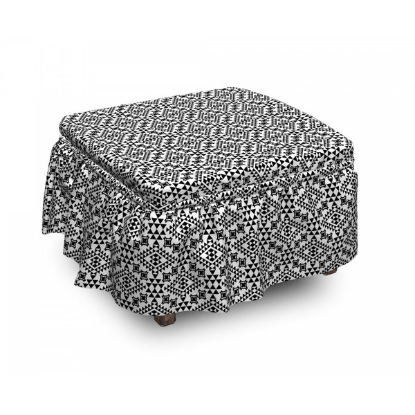 Bless international Tribal Folk Aztec Geometric 2 Piece Box Cushion ...