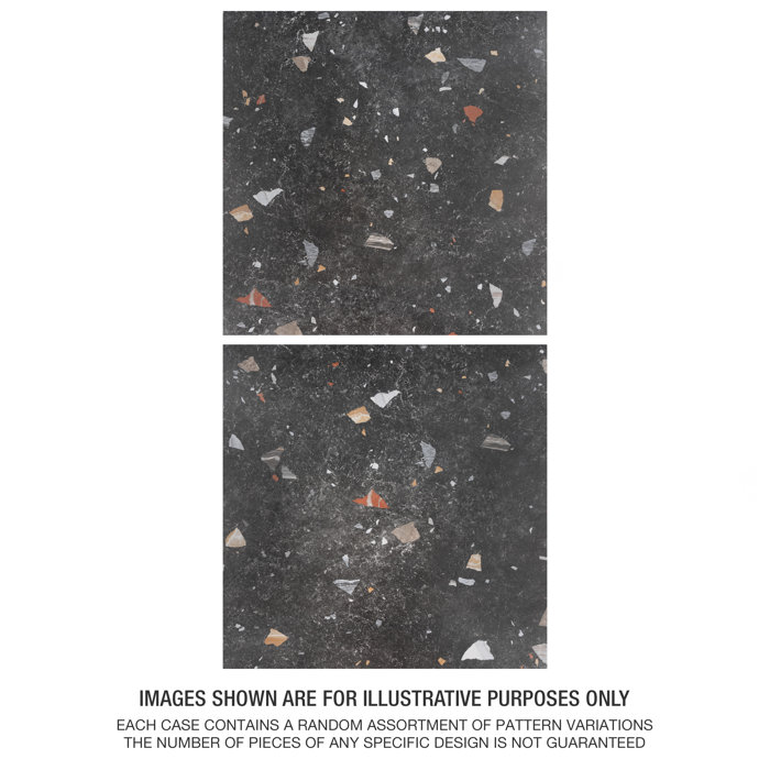 Merola Tile Sonar 26" x 26" Porcelain Stone Look Wall & Floor Tile ...