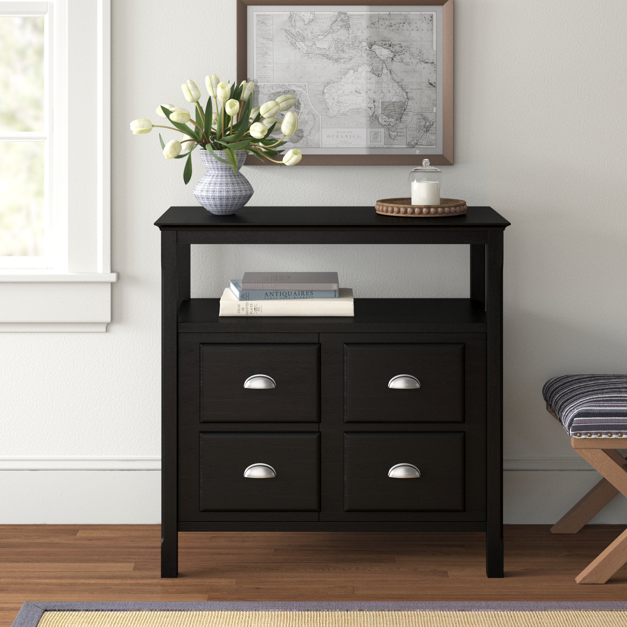 Three Posts™ Akash 36 inch Console Table | Wayfair