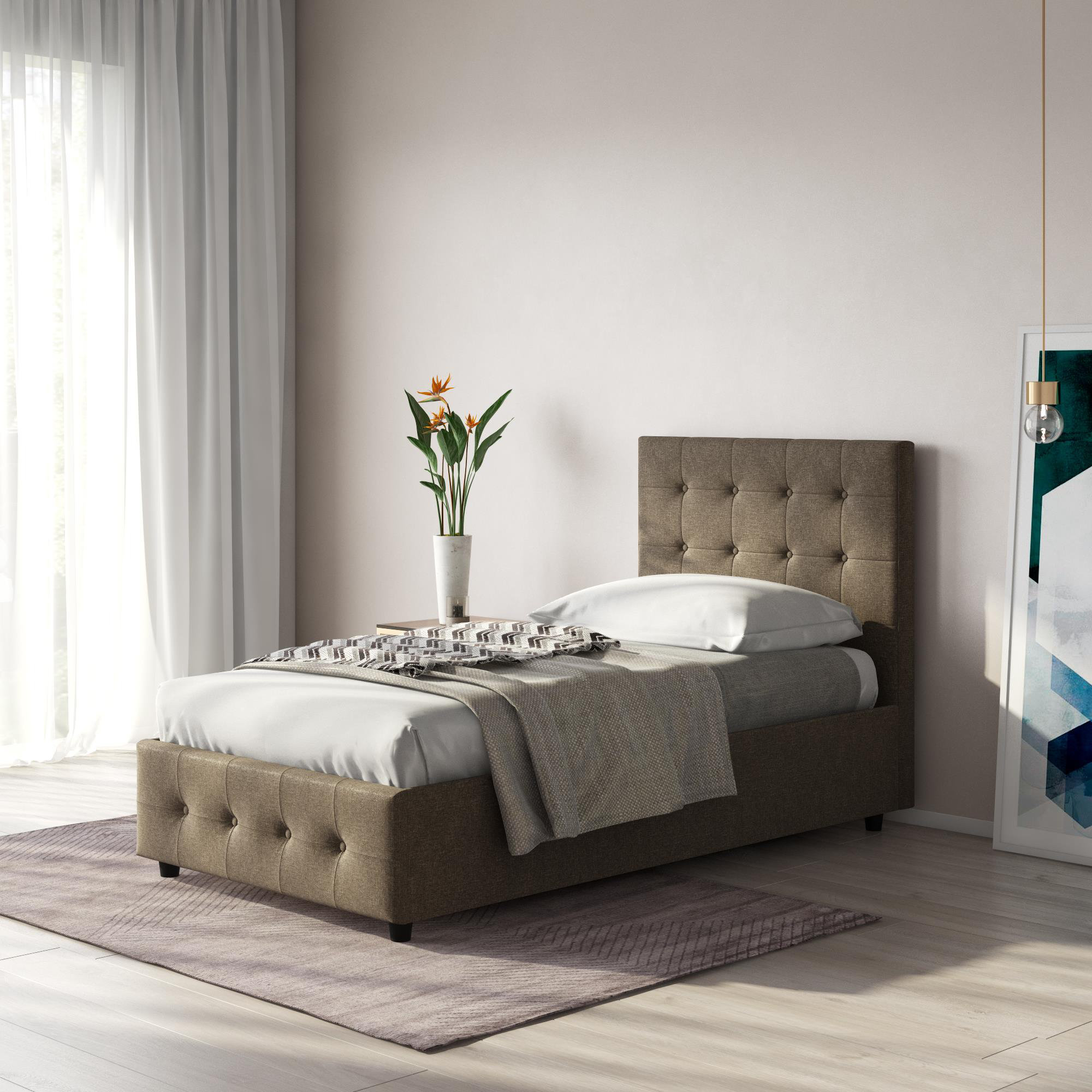 Brayden Studio® Morphis Upholstered Storage Bed & Reviews | Wayfair