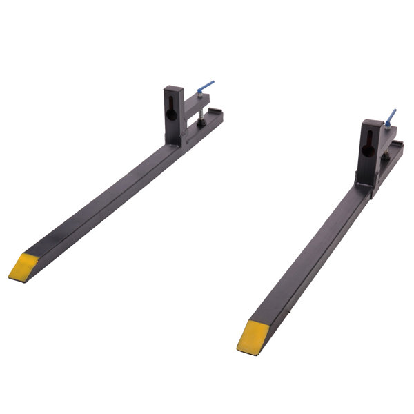 Jaxpety 1400lb. Capacity Adjustable Heavy Duty Forklift Pallet Forks ...