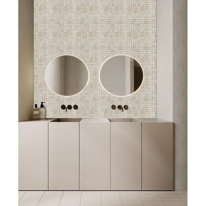 Simple Tile 1"X1" Marble Mosaic Tile | Wayfair