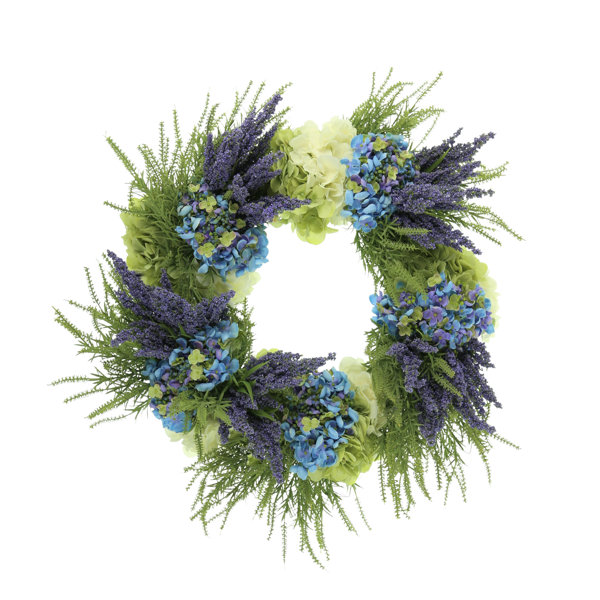 Primrue Handcrafted Faux Heather 26'' Wreath | Wayfair