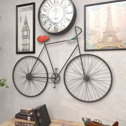 Williston Forge Metal Bicycle Wall Decor & Reviews | Wayfair