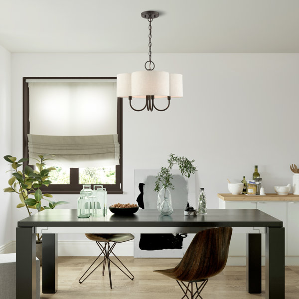 Mercury Row® Swarthout 4 - Light Dimmable Geometric Chandelier ...