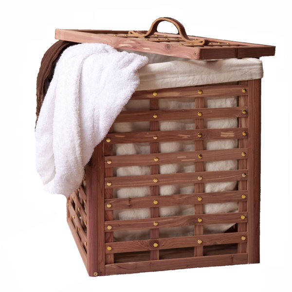 Cedar Green Hamper | Wayfair
