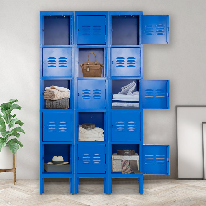 SUNCROWN Metal 5 - Tier 12'' Employee Locker | Wayfair