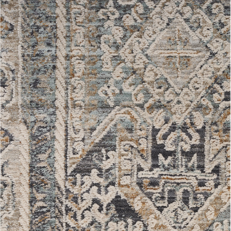 Langley Street Mehdi Gray/Tan Rug | Wayfair