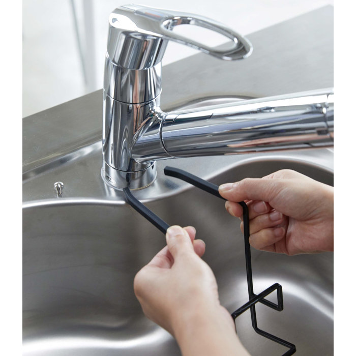 Yamazaki USA Tower Yamazaki Home Faucet-Hanging Sponge Holder, Kitchen ...