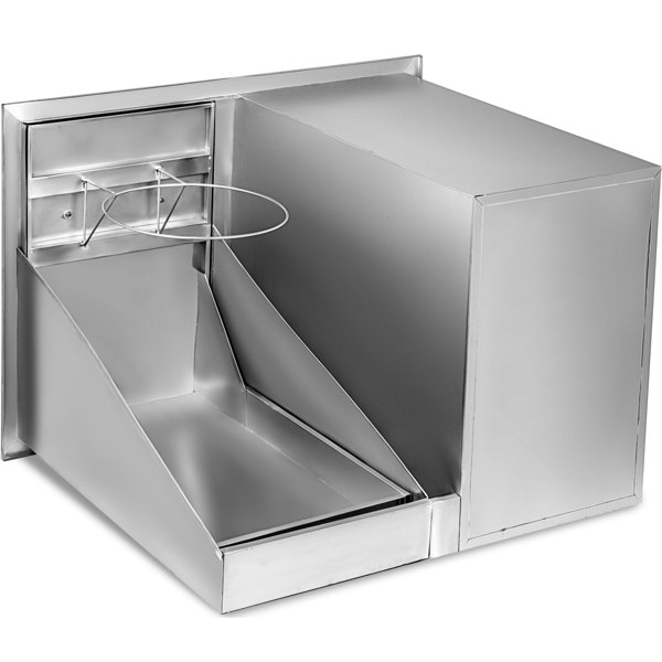 VEVOR 29.5" Stainless Steel Drop-In Door & Drawer Combo | Wayfair