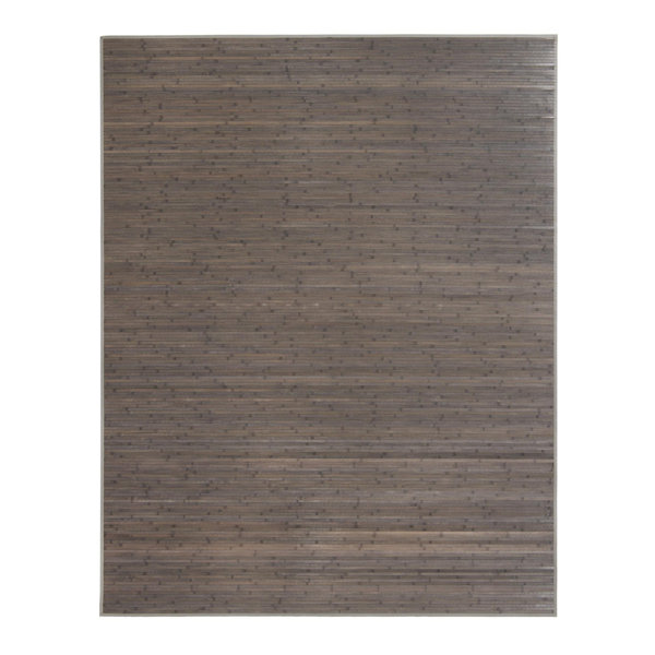 Wade Logan® Amada Bamboo Slat/Seagrass Dark Brown Rug & Reviews | Wayfair