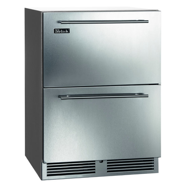 Perlick C-Series 5.2 cu. ft. Outdoor Rated Undercounter Mini Fridge ...