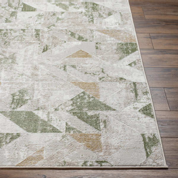 Trent Austin Design® Pyburn Abstract Green Area Rug | Wayfair