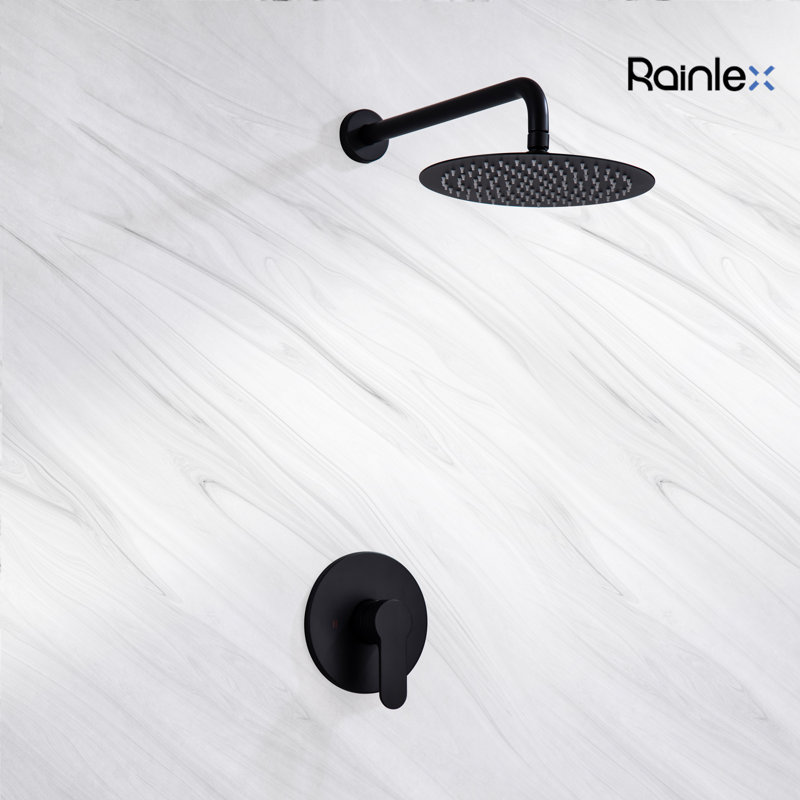 Rainlex RoundPressure Balanced Complete Shower System With Rough-in ...