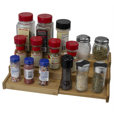 Rebrilliant Expandable Seasoning Spice Rack & Reviews | Wayfair