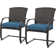 Grand Patio Outdoor Patio Seating Conversation Set Spring Motion Wicker ...