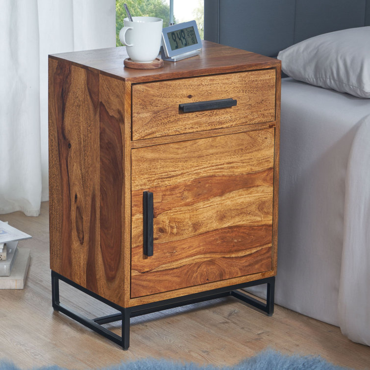 Williston Forge Adhvika Iron Bedside Table | Wayfair.co.uk