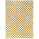 AllModern Walker Checkered Burnt Orange/Cream Shag Area Rug & Reviews ...