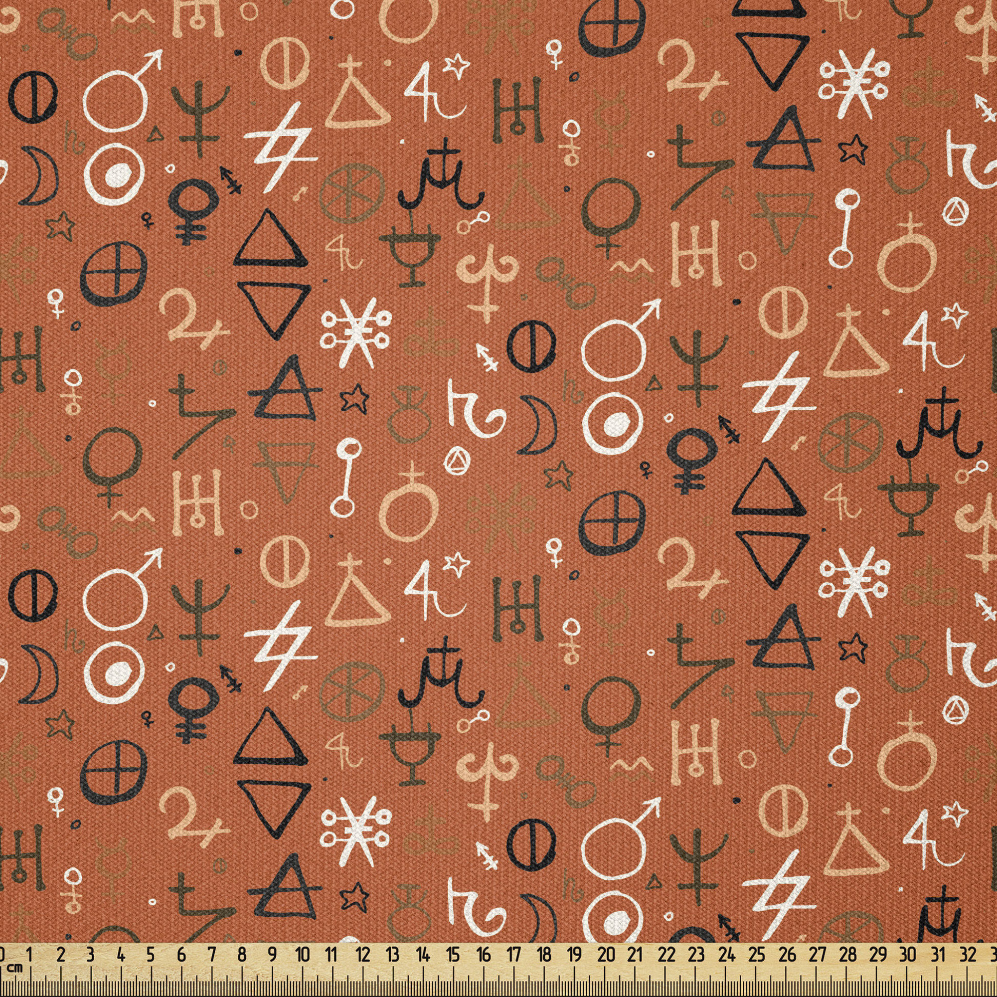 East Urban Home Occult Fabric By The Yard, Diverse Western Aztec ...