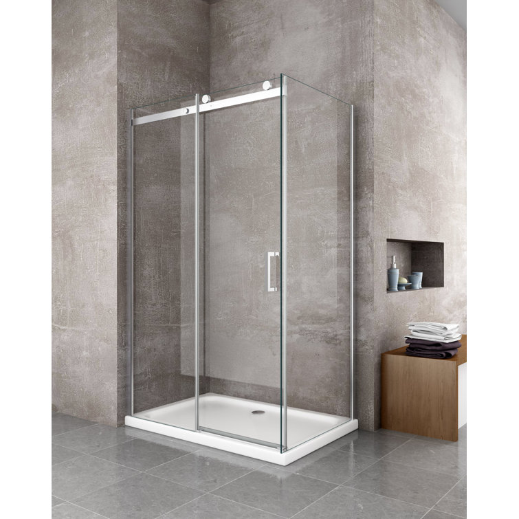 Ebern Designs Gergory Rectangular Shower Enclosure - 1900 x 1500 mm ...