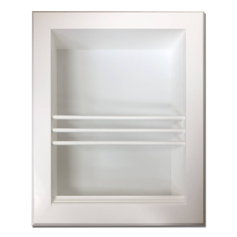 Timber Tree Cabinets Meridian Recessed Magazine Rack | Wayfair