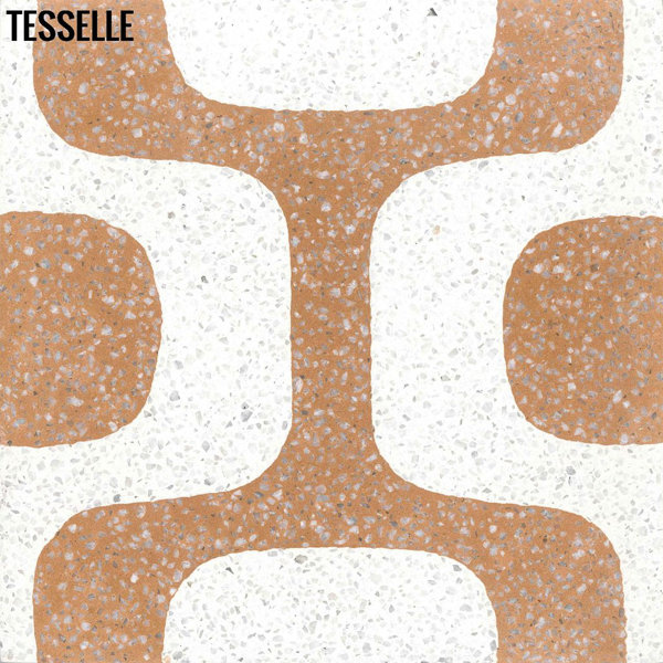 Tesselle Ipanema 8" x 8" Cement Patterned/Concrete Look Wall & Floor ...