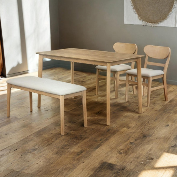 Latitude Run® Dining Table Set For 4, Kitchen Table With 2 Chairs And 1 ...