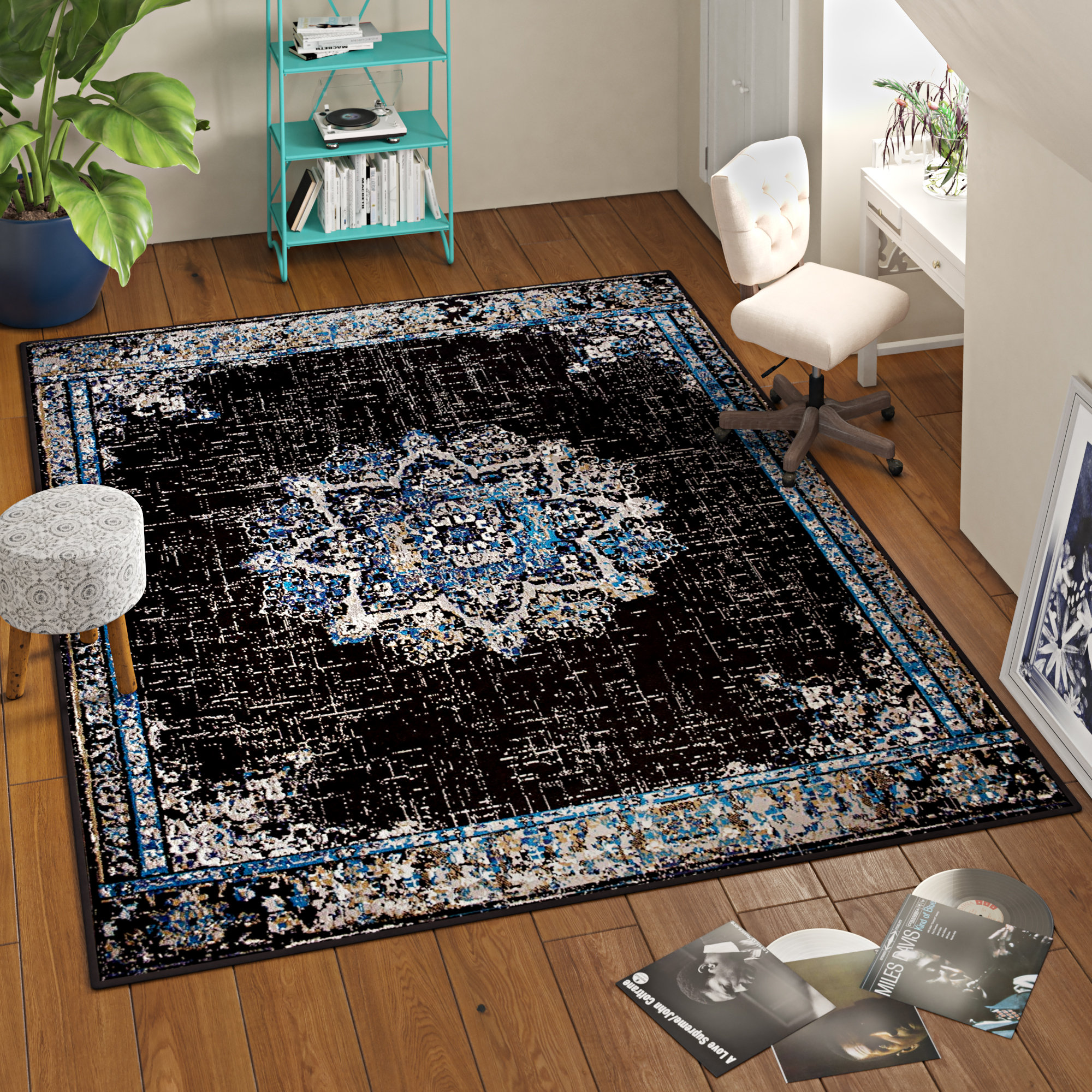 World Menagerie Schreffler Oriental Indoor/Outdoor Area Rug & Reviews ...