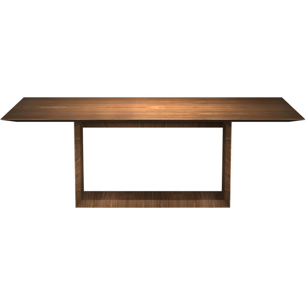 ModloftBlack Greenwich Trestle Dining Table & Reviews | Wayfair