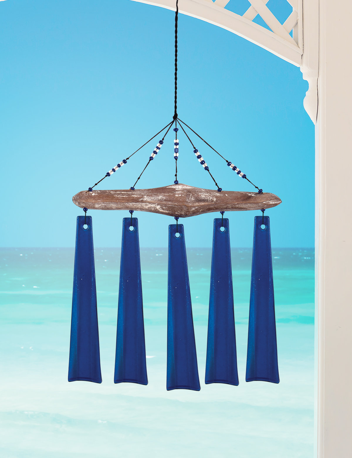 Rosecliff Heights Anders Sea Glass Wind Chime & Reviews | Wayfair