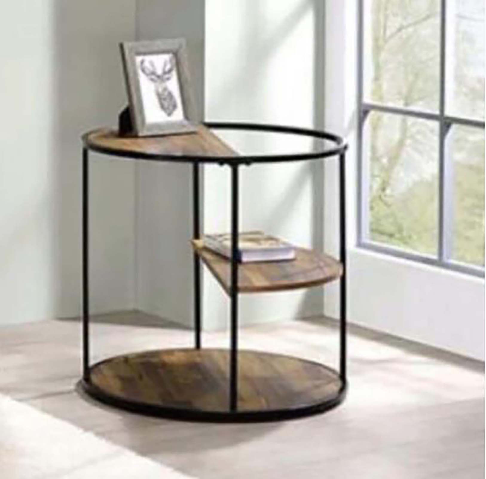 AndrewHomeStudio Pahnes 24'' Tall Floor Shelf End Table | Wayfair