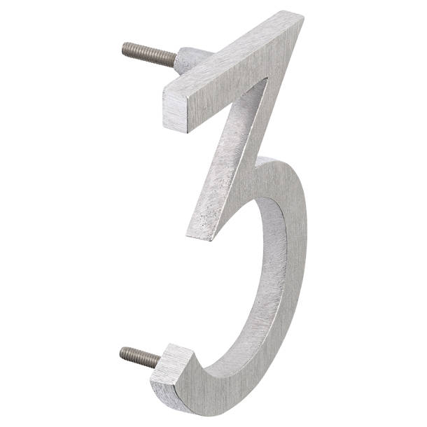Montague Metal Products Classic 1-Line Wall Address Plaque | Wayfair