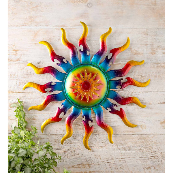 Outdoor-sun-metal-art | Wayfair
