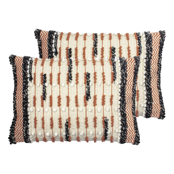 furn. Feathers Geometric Rectangular Scatter Cushion With Filling ...