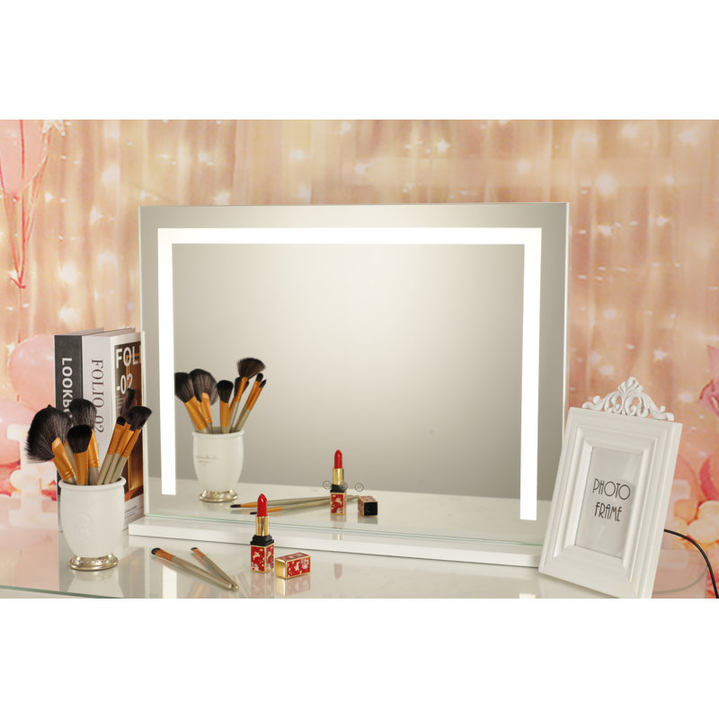 Wade Logan® Rectangle LED Mirror & Reviews | Wayfair