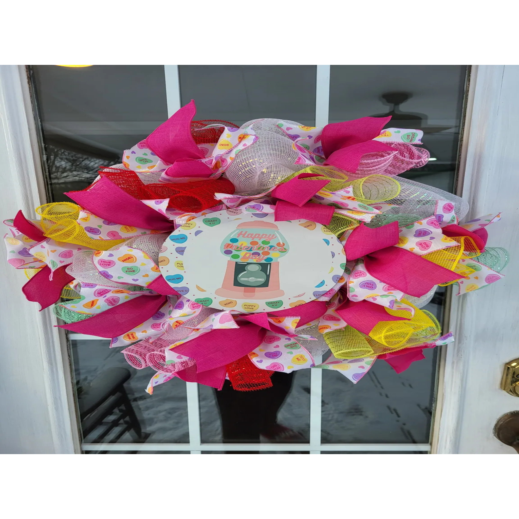 The Holiday Aisle® 21" Deco Mesh Wreath | Wayfair