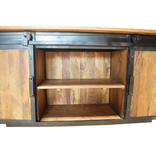 Williston Forge Greenbush 58'' Wide Mango Solid Wood Credenza | Wayfair