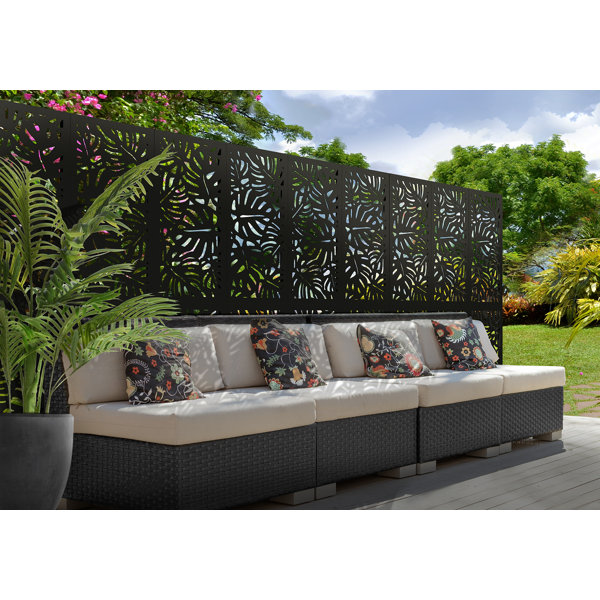 DESIGN-VU Tropics Decorative Privacy Panel | Wayfair